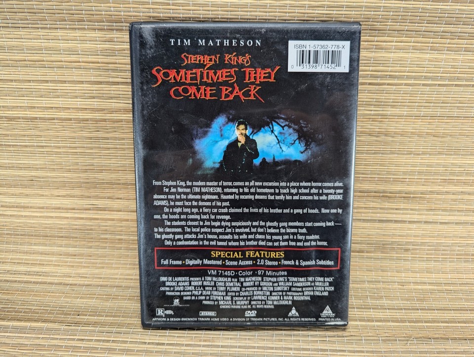 Stephen King's: Sometimes They Come Back [DVD] 31398714521 | eBay