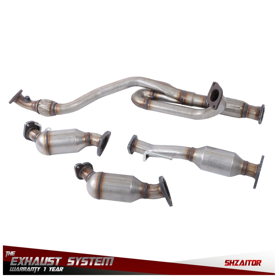 Flex Pipe Catalytic Converters All Three For Chevrolet Traverse 3.6L ...