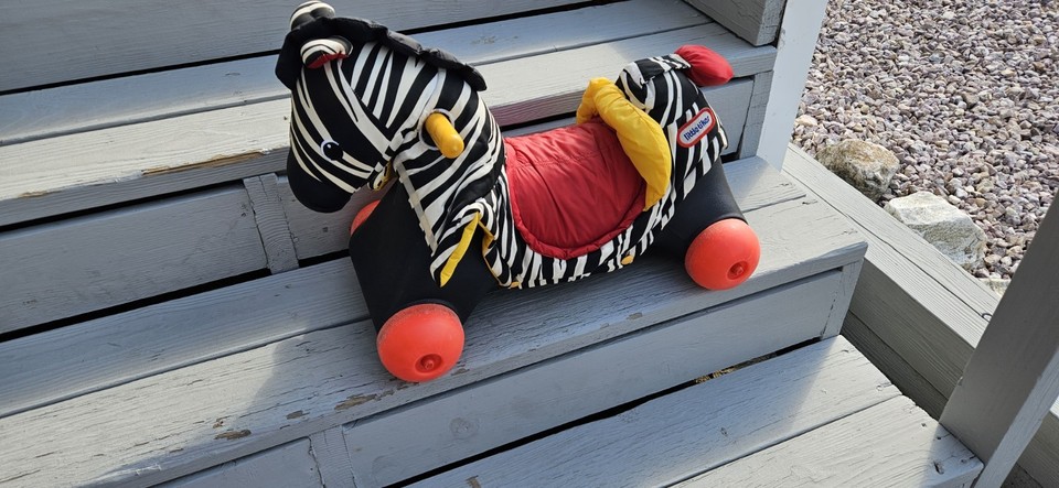 ZEBRA SOFT ROCKER Rocking Ride On Toy Little Tikes CHILDREN Infant ...