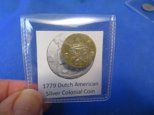 1779 Silver Early American Colonial Coin Before US Minted Coins FREE ...