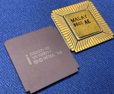 R8207-10 Intel Vintage PLCC Gold R8207 DRAM CONTR NEW COLLECTIBLE RARE ...