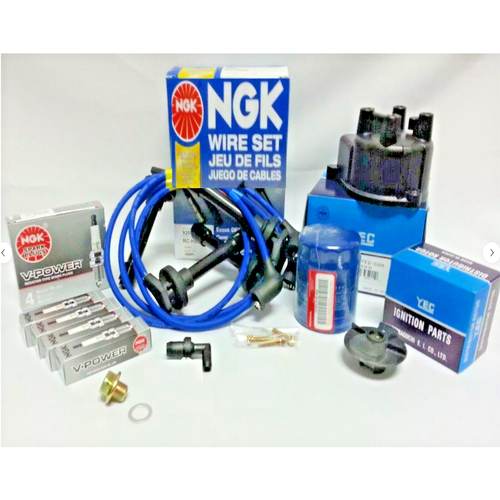 Cap-Rotor-NGK Wires-Spark Plug PCV Tine Up Kit 88-91 Honda Civic CRX ...