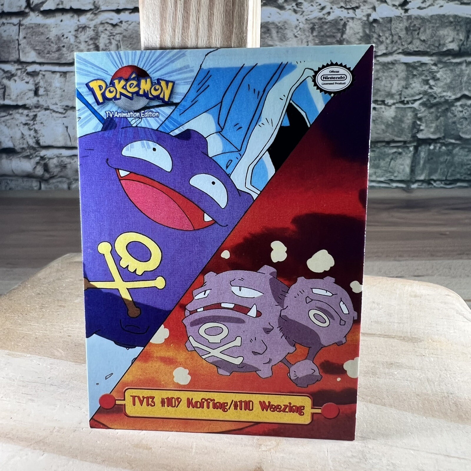 Topps Pokemon 1999, TV Animation Edition, TV13 #109 Koffing #110 ...