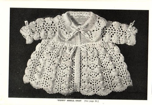 VINTAGE PIPPY SHELL SET - COPY baby knitting pattern | eBay