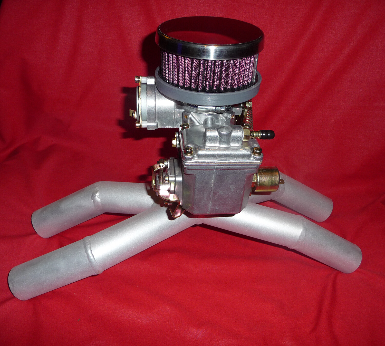 Goldwing GL1200 Single Carb Manifold ALUMINUM & PICT34 carb + Filter ...