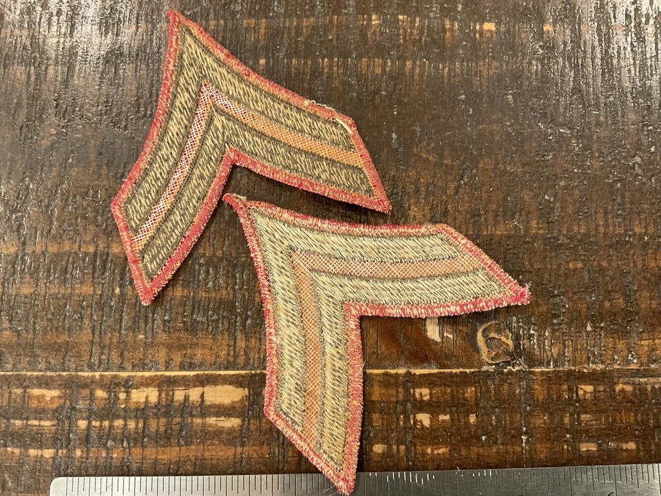 ORIGINAL WWII USMC CORPORAL RANK PATCH PAIR | eBay