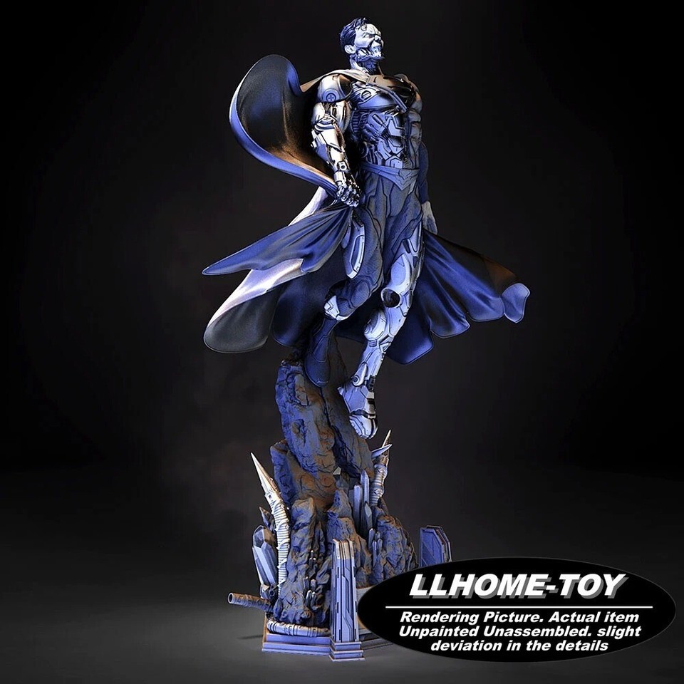 Super Man Cyborg Resin 1:6 Scale Model Kit Unpainted 3d Print GK Statue ...