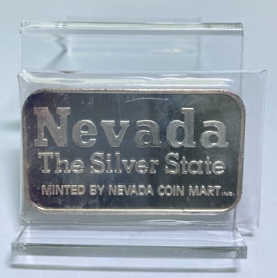 Nevada The Silver States 1 oz .999 Fine Silver Bar | eBay