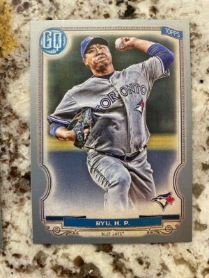 2020 TOPPS GYPSY QUEEN SILVER PARALLEL CARD TORONTO BLUE JAYS HYUN-JIN ...