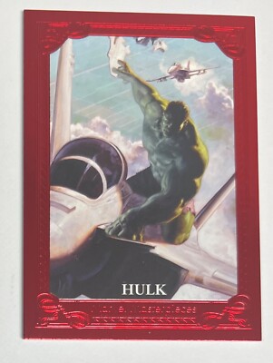 2020 Marvel Masterpieces Canvas Gallery Red Spectrum 20/25 Hulk #94 | eBay