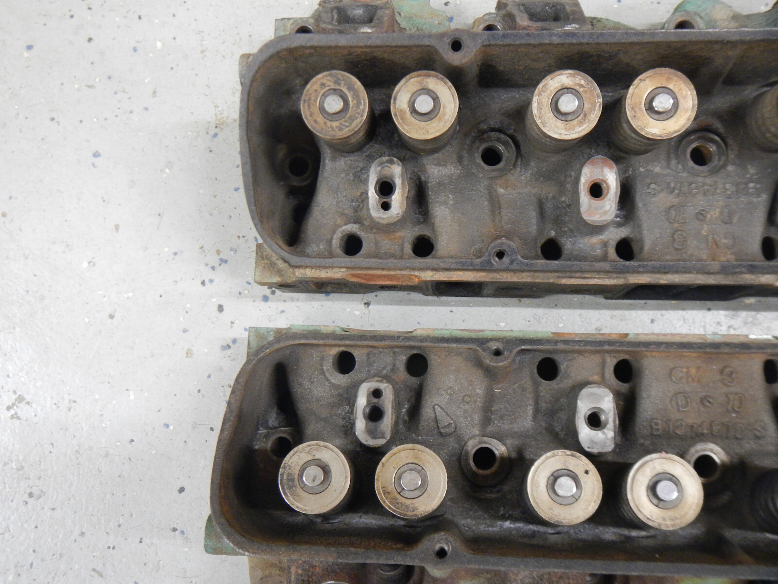 300 Buick Heads Pair Cast Iron 1965 1966 1967 Cylinder Heads 65 66 67 ...