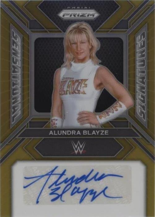 2024 Panini Prizm WWE - Sensational Signatures Alundra Blayze #SS-ALU ...