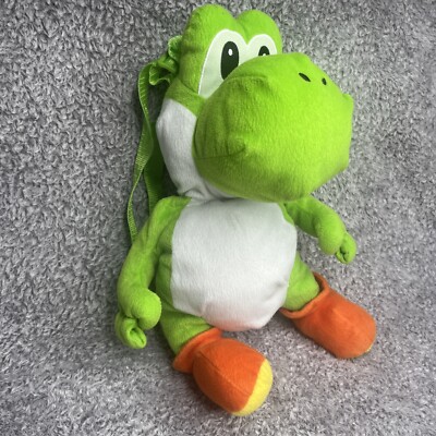 Nintendo Authentic Super Mario Brothers - Yoshi Plush Backpack w ...