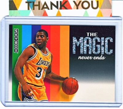 1992-93 SkyBox #NNO Magic Johnson Silver Magic Never Ends Promo *RARE ...