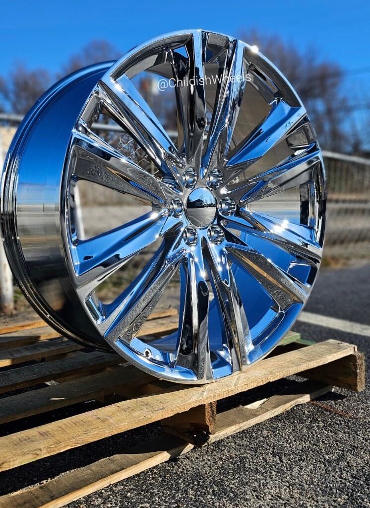 26" Inch Chrome Replica Escalade Platinum 6x139.7 6x5.5 Wheels Rims | eBay