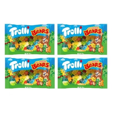 905976 4 X 45G PACKET TROLLI CLASSIC BEARS GUMMY BEARS | eBay Australia