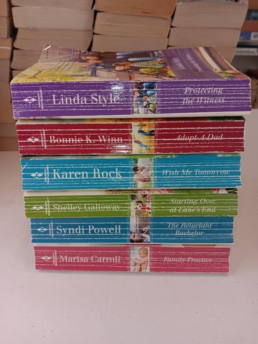 Lot Of 6 Harlequin Heartwarming Romance Books - LARGE PRINT - various ...