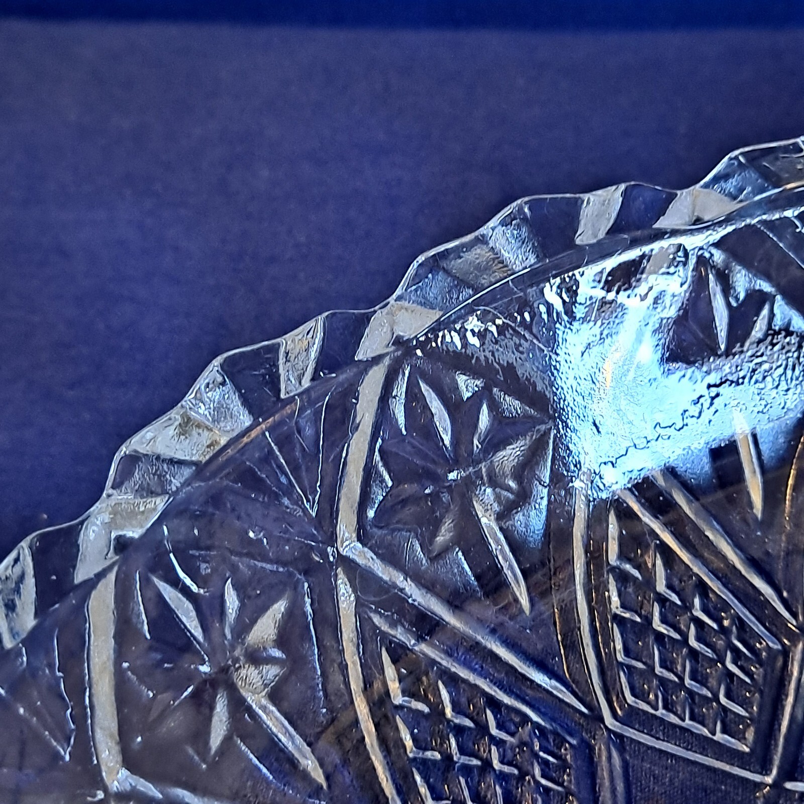 GIBSON Designs JEWELITE 3 Part DIVIDED RELISH DISH Serving Glass Round ...