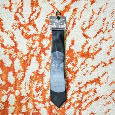 Duck Dynasty Men's Uncle Si -Hey Listen Here Jack- Neck Tie, Black [D3 ...