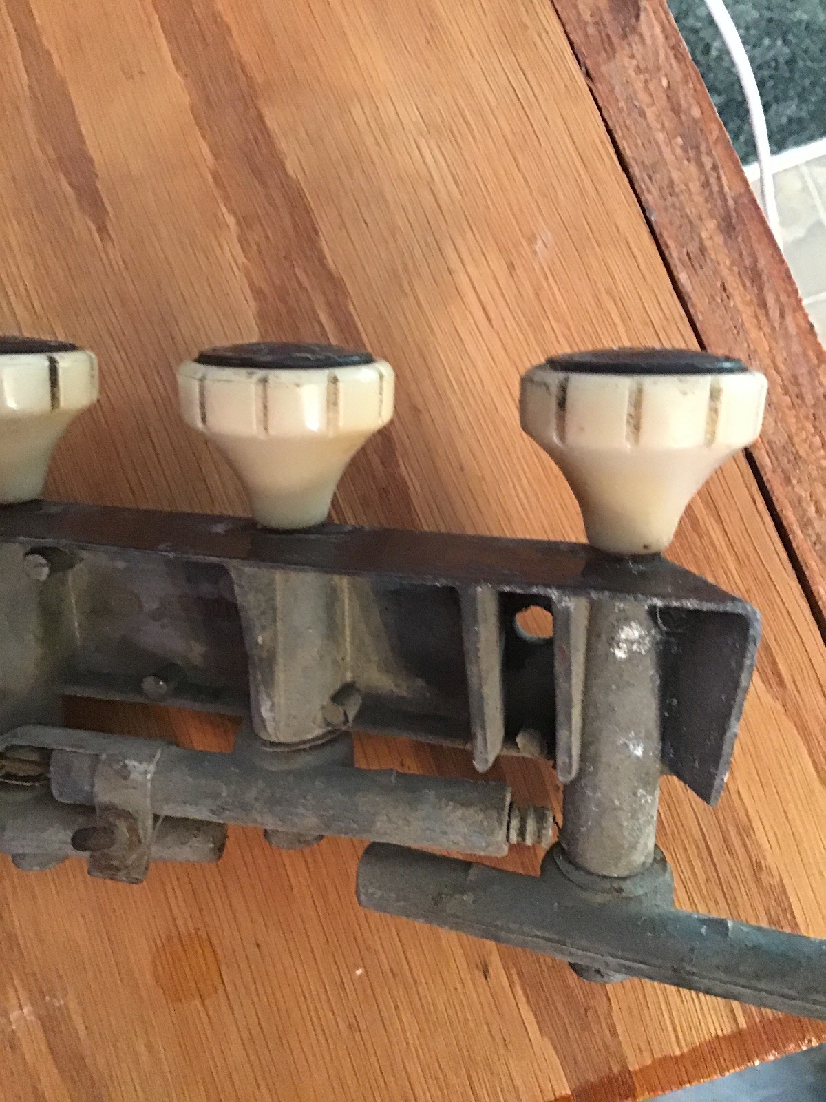 ORIGINAL HEATER CONTROL WITH 4 KNOBS AND 3 CABLES FOR 1947- 48 -49 -50 ...