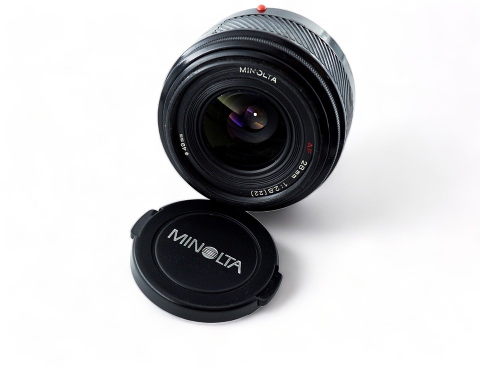 Minolta AF 28mm f/2.8 Sony Minolta A Mount Wide Angle Lens for SLR DSLR ...