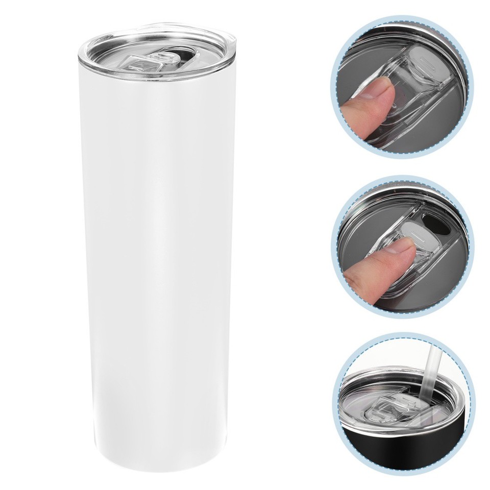 Stainless Steel Vacuum Cup Vehicle Mounted Water Cup Cylinder Drinking ...