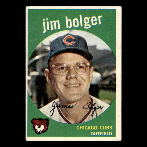 Jim Bolger #29 1959 Topps Chicago Cubs Baseball Card MLB EX | eBay
