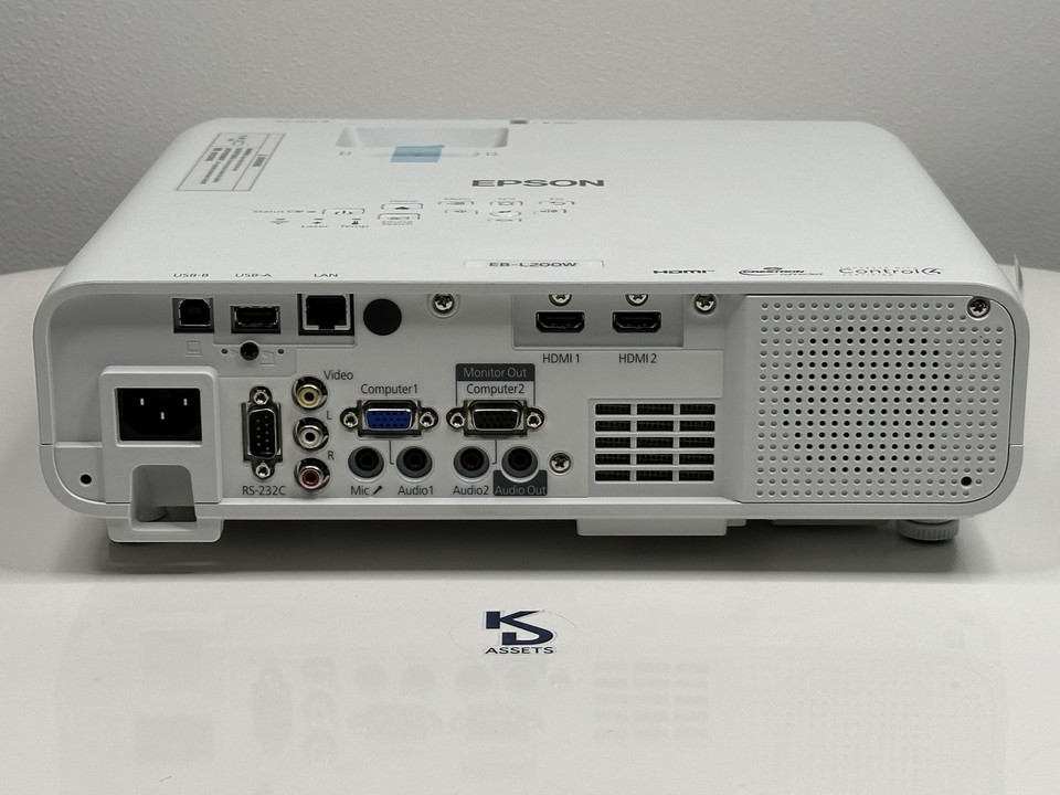 Epson PowerLite L200W 3LCD WXGA HDMI Laser Projector | eBay