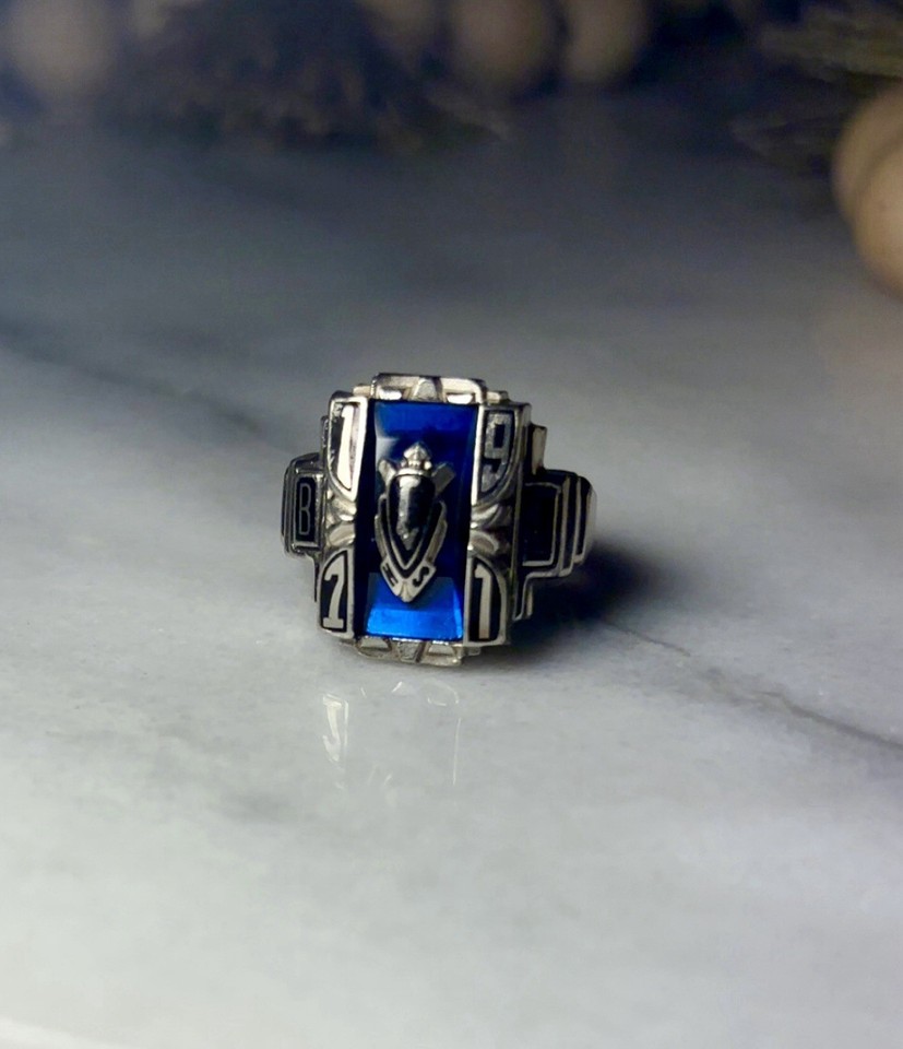 10k White Gold Vintage Class Ring 1971 12 Grams | eBay