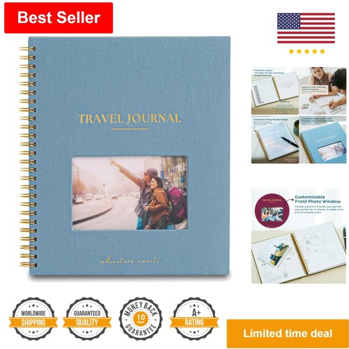 Customizable Travel Journal - Ring-Bound Design, Ample Space, Non ...