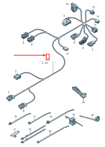 New AUDI A8 4N Rear Right Seat Frame Wiring Harness 4N0971392BG | eBay