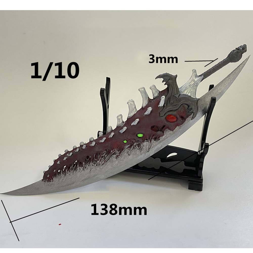 3D Hand-painted 1/10 Devil Sword Sparda Weapon Model For 7" Action ...