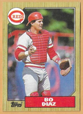 BO DIAZ CINCINNATI REDS #41 - TOPPS NM-MT 1987 | eBay
