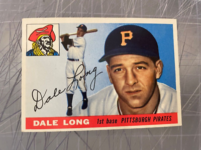 1955 TOPPS #127 DALE LONG PITTSBURGH PIRATES BASEBALL CARD NM+ | eBay
