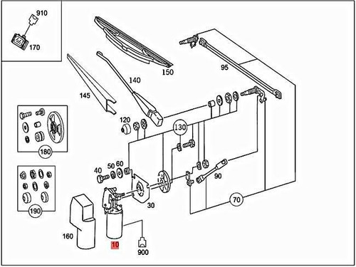Genuine MERCEDES W463 G-CLASS W463 Cabrio Wiper motor 4639064300 | eBay