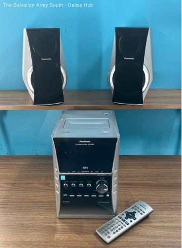 Panasonic 5 Disc CD Changer Stereo System Cassette Player w/ Remote ...