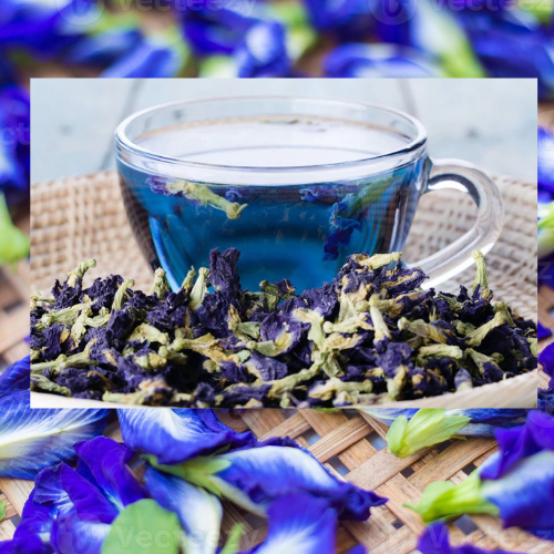Dried Blue Butterfly Pea Flower Clitoria Ternatea 10g of powder free ...