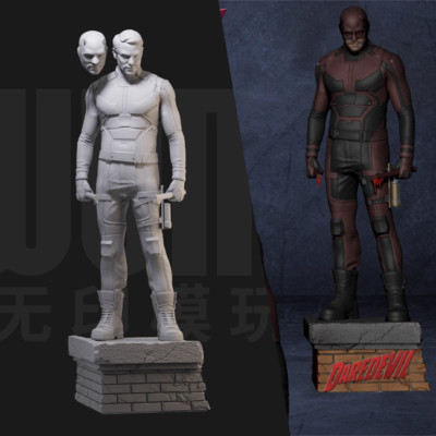 1/18 Resin Figure daredevil Hero Unpainted Unassembled 1504-wy-1 | eBay