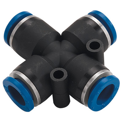 Equal Cross Pneumatic Air Push Fittings - Air Line Nylon Tube / Hose | eBay