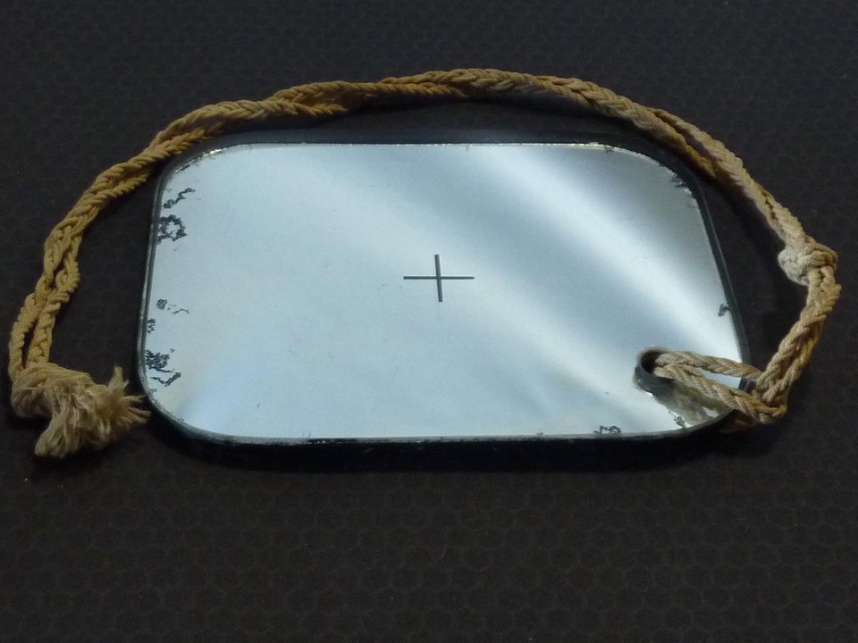 WW2 US ARMY AIR CORPS USAAF EMERGENCY SIGNALING MIRROR TYPE ESM/1 ...