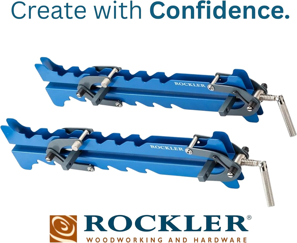 Mini Deluxe Panel Clamps 2-Pack Four-Way Pressure for Small Panels ...