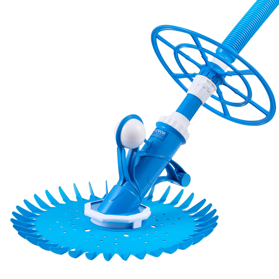 Automatic Suction Pool Cleaner with 12 Hoses for In-Ground & Above ...