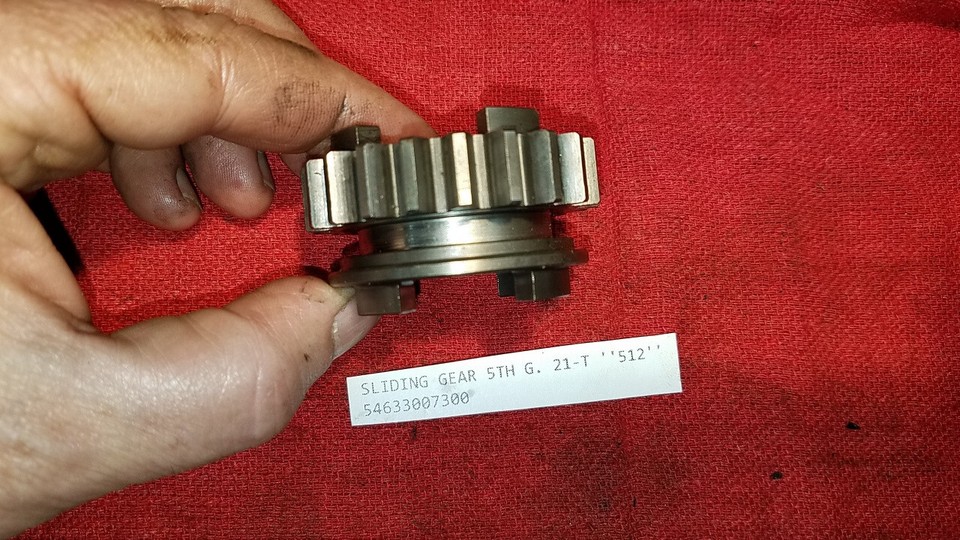 KTM 300 EXC 1994 TRANSMISSION SLIDING GEAR 5TH G. 21-T ''512 ...