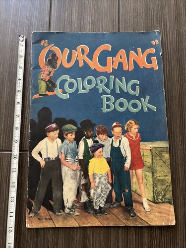 Antique 1933 The Little Rascals Our Gang Jumbo Coloring Book w/ Film ...
