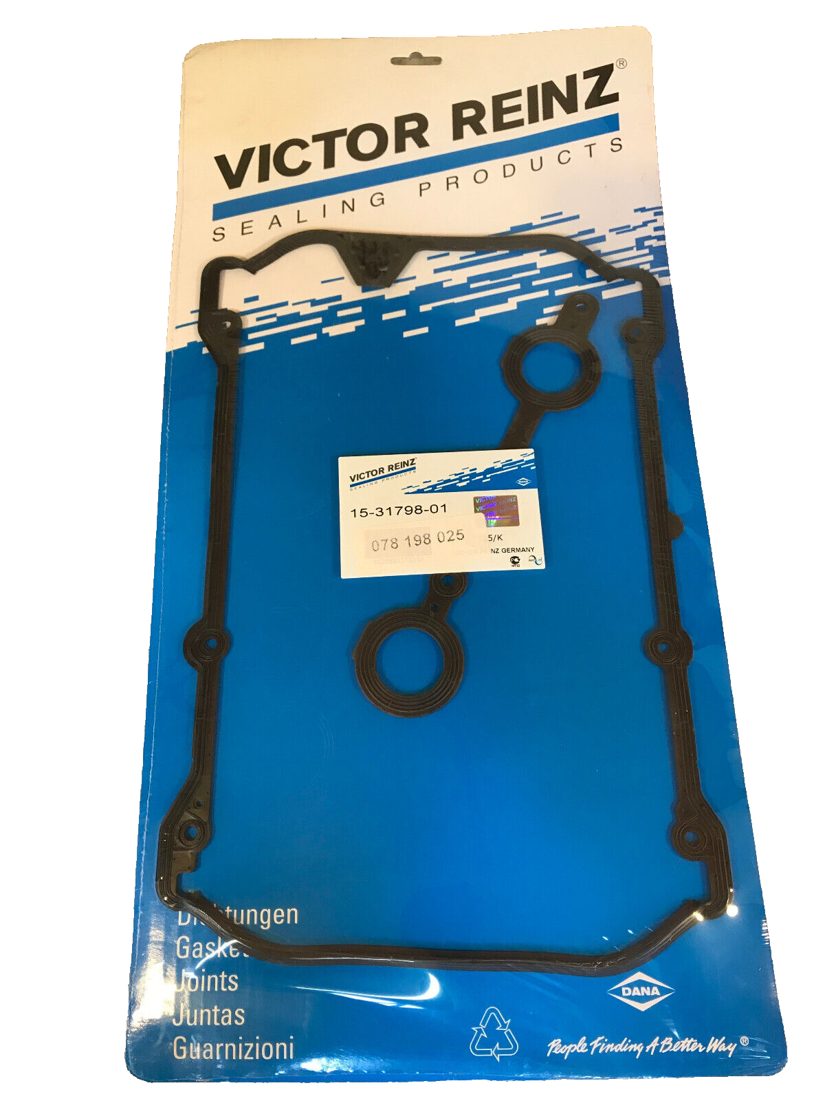 Victor Reinz Valve Cover Gasket - 15-31798-01 / 078198025 -For Audi ...