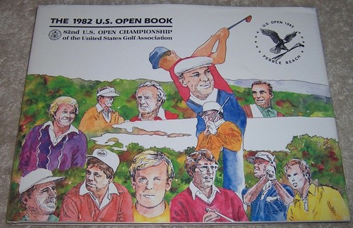 The 1982 U.S. Open Book 82nd Golf Championship hc/dj Pebble Beach | eBay