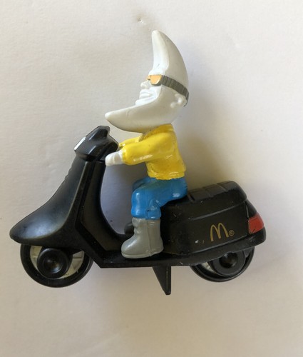 Vintage McDonalds Mack Tonight Moon Man on Moped Happy Meal Toy | eBay