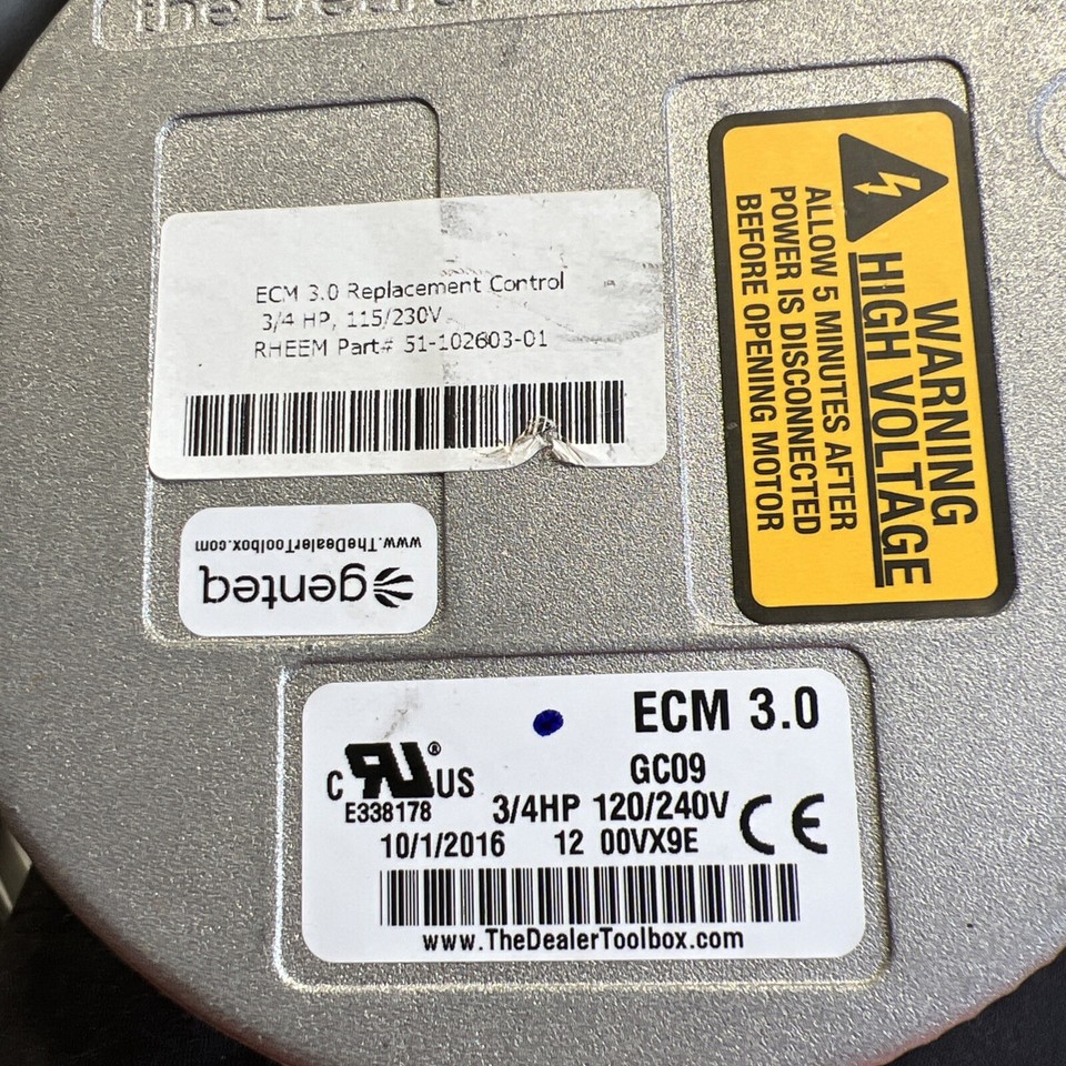 Genteq ECM motor Module / Motor | eBay