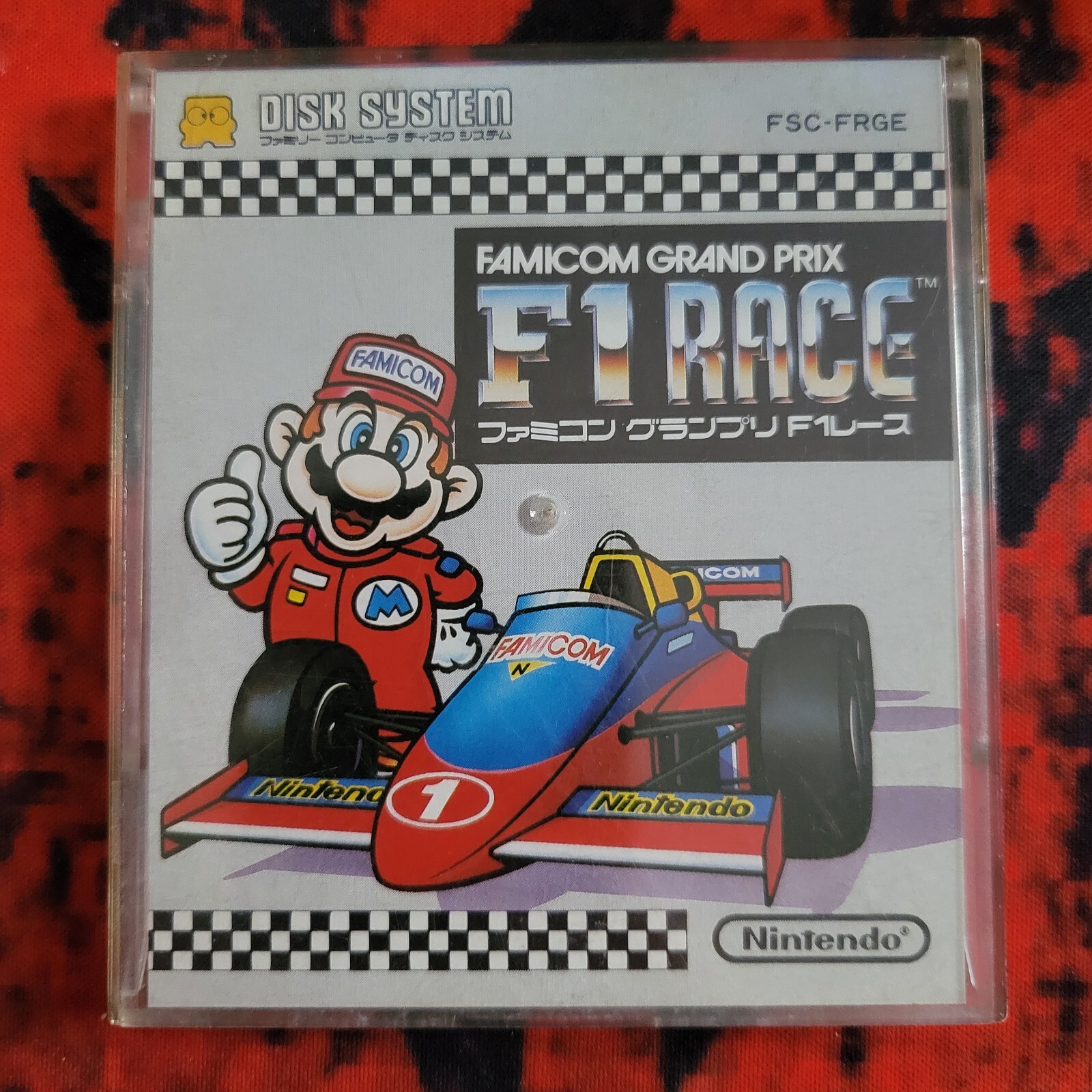 Grand Prix F1 Race Nintendo Famicom Disk System CIB 1987 US Seller TESTED