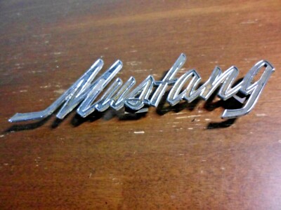 1969 1970 1971 1972 1973 Ford Mustang Script Emblem C9ZB-16098-A | eBay
